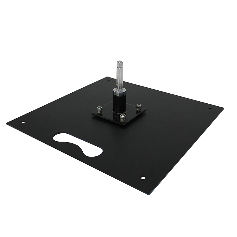 MAT-PIED-PLAT-5 5kg flag base plate with ball bearing axis